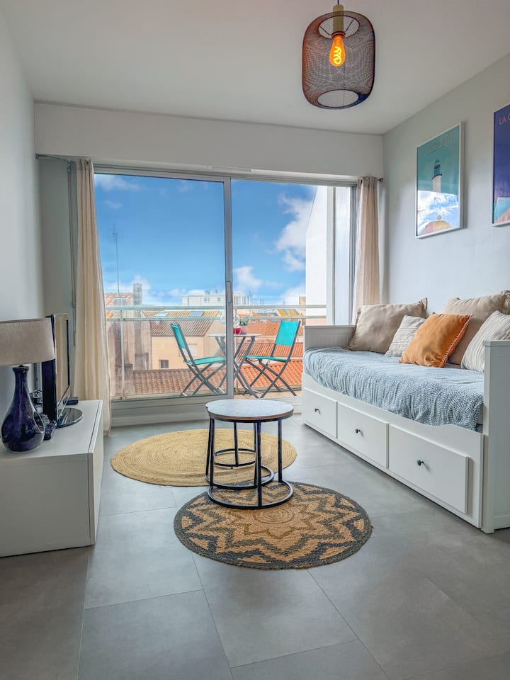 La Rose Des Vents - Studio - Arago - Vue Mer - Les Sables-d'Olonne