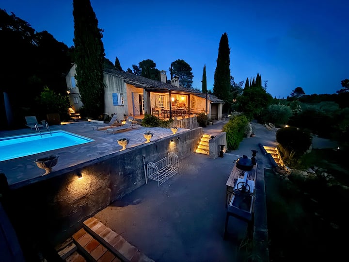 Luxury Provence Bastide, Sleeps 12 With Pool - Cotignac