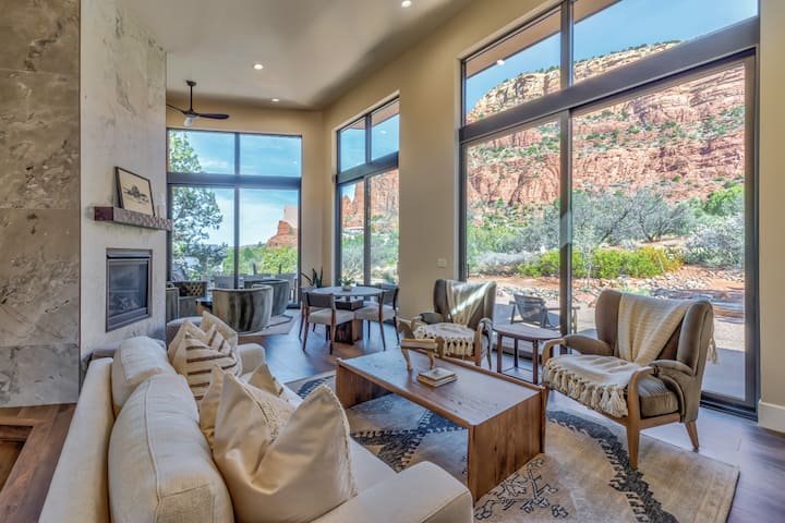 Best Views In Chapel Area! Gorgeous Home W/swimspa - Sedona, AZ