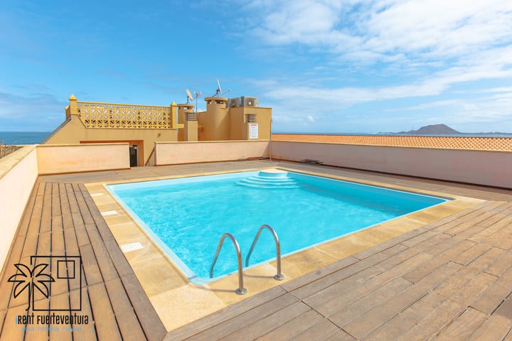 Bristol Shore Rooftop Pool And Sea View - Corralejo