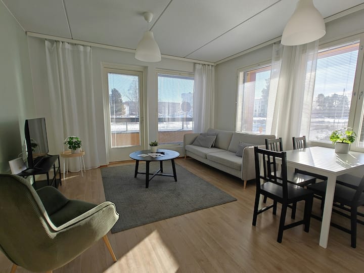 Spacious Apartment For 5 In Toppilansalmi - Finland