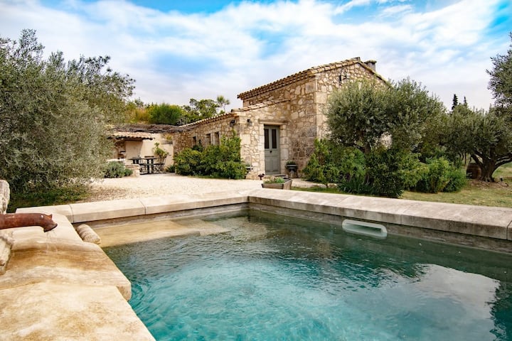 Authentic Stone House Overlooking Les. - Les Baux-de-Provence