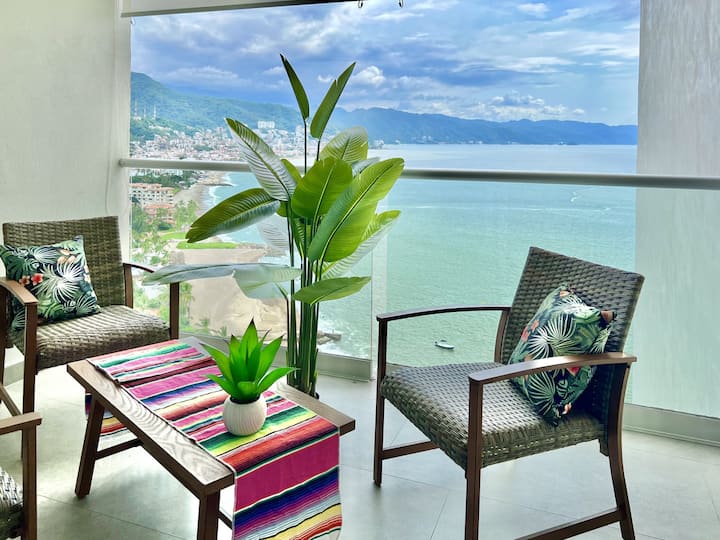 Beachfront 1br Bay View + Free Breakfast - Puerto Vallarta