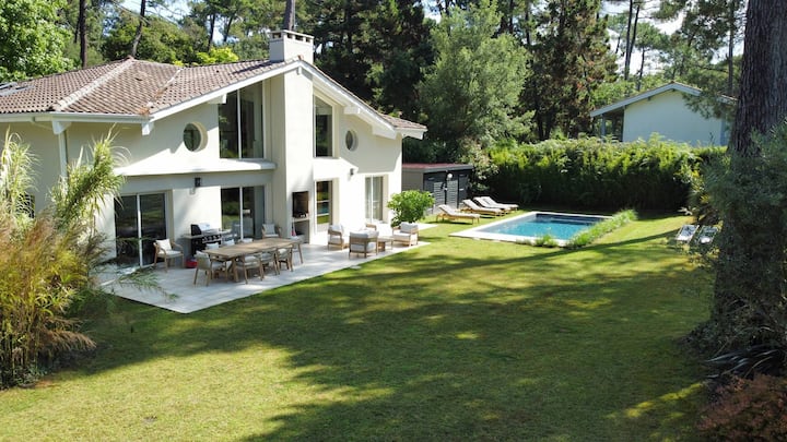 Villa  Matira  En Centre Ville Avec Piscine Chauff - Hossegor