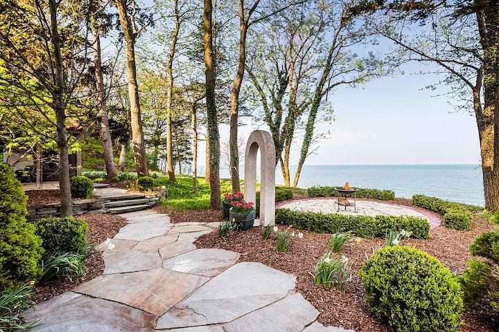 Lakefront Stunner Steps To Beach! - Stevensville, MI