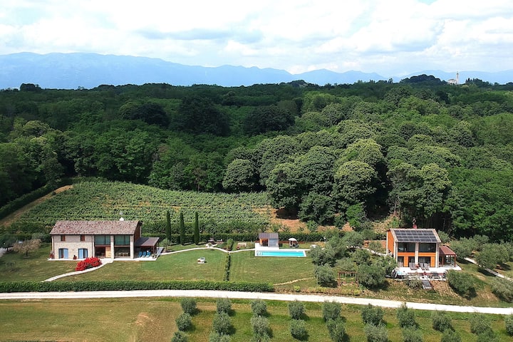 Villa Montello Pool, Jacuzzi, Ac, Wifi, Treviso - Maser