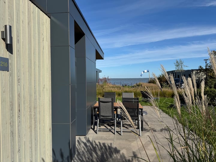 Enkhuizer Strand Chalet Leuke Plek Mit Zaun Haus N - Enkhuizen