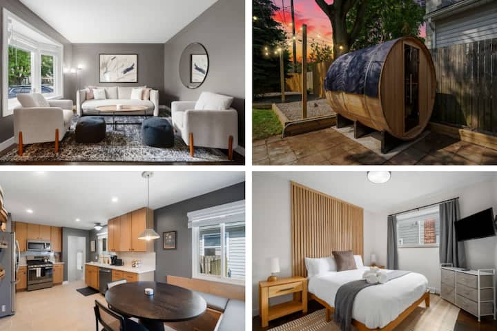 Renovated 5br/2ba - Gym & Barrel Sauna - Royal Oak, MI