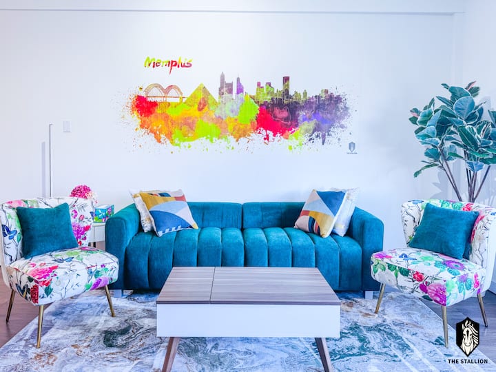 Walk To Attractions - New 2br Safe Premium Loft - Memphis