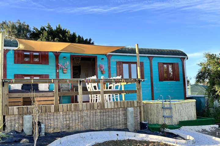 Chalet Sleeps 2 - Pool, Balcony, Mountain Views - Estepona