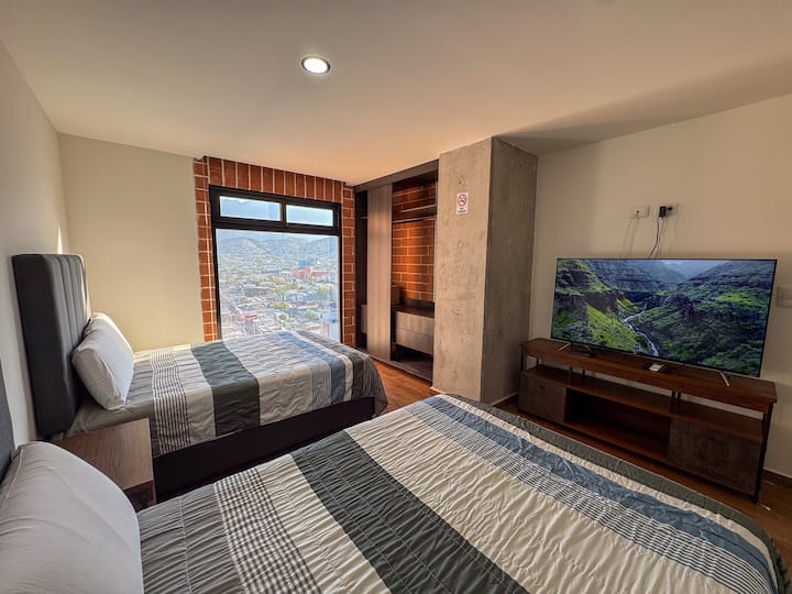 Modern Studio In The Center Of Mty, Near Fundidora - Monterrey
