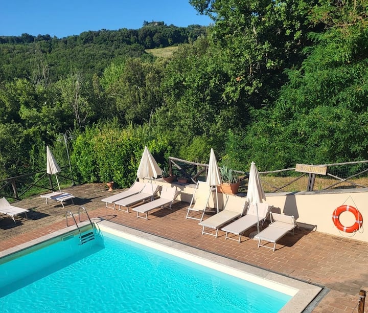 2bed-restored Farmhouse-san Gimignano-pool - San Gimignano
