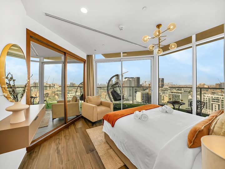 1br | Panoramic City View & Pool | Gym | Zaya Jvc - Dubai