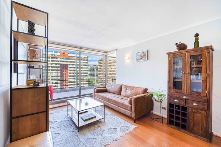 Castano Home - Ac & Estacionamiento En La Ciudad - Santiago