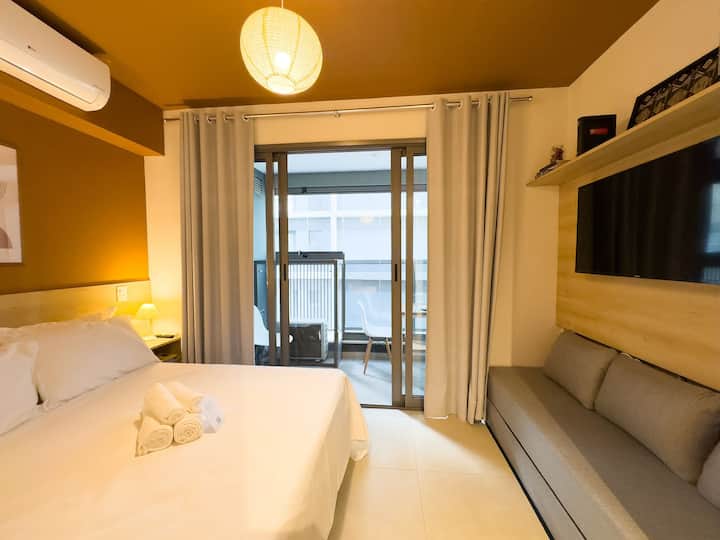 Estúdio Na Frente Do Metro V. Mada Até 4 Hospedes - São Paulo