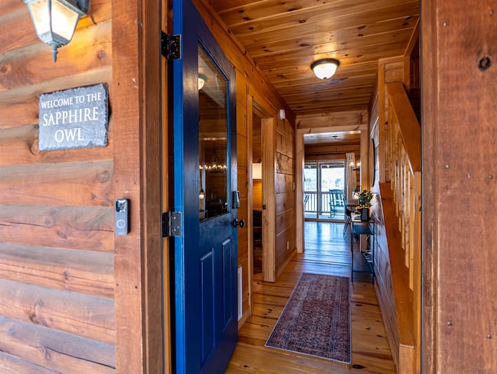 New! Rustic Log Cabin Th W/ View - West Jefferson, NC