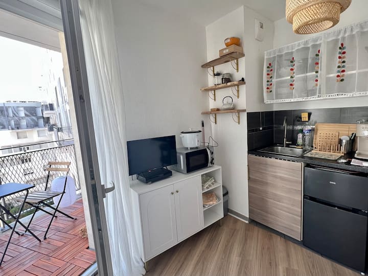Studio Agréable Pour 2 Personnes - Marsiglia