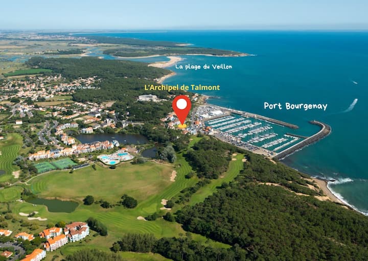 Vue Sur Le Port! Résidence Piscine & Loisirs 4p - Talmont-Saint-Hilaire
