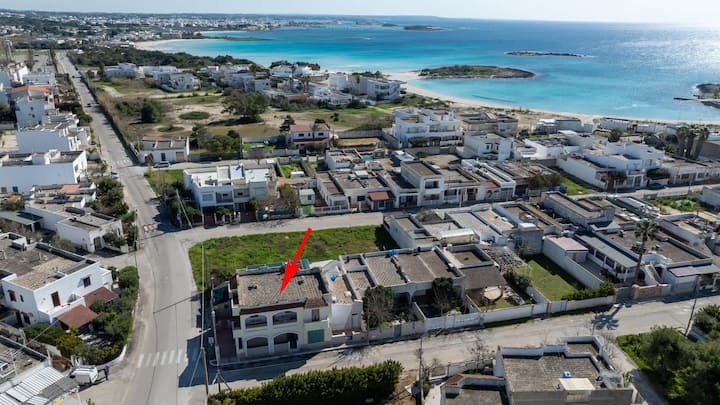 Casa Giglio 2 A 200 Mt Spiaggia Di Scala Di Furno - Torre Lapillo
