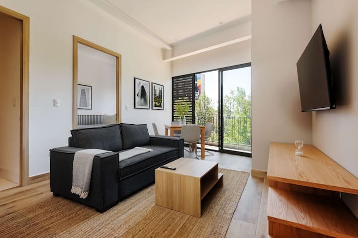 W* | Impressive 2br W/ Balcony In  Cuauhtémoc - Cidade do México