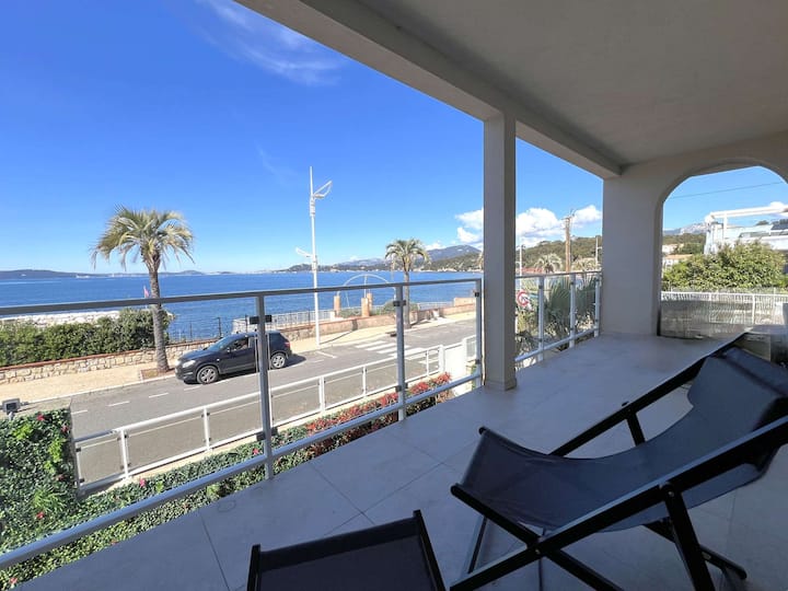 Appartement Climatisé Pour 6 Personnes Face à La M - Carqueiranne