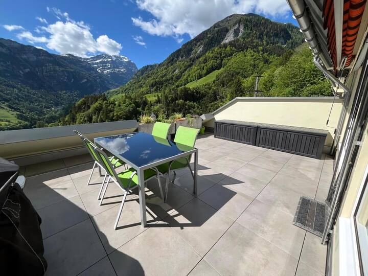 3.5 Zi. Terrassenwohnung Mit Herrlicher Fernsicht - Bad Ragaz