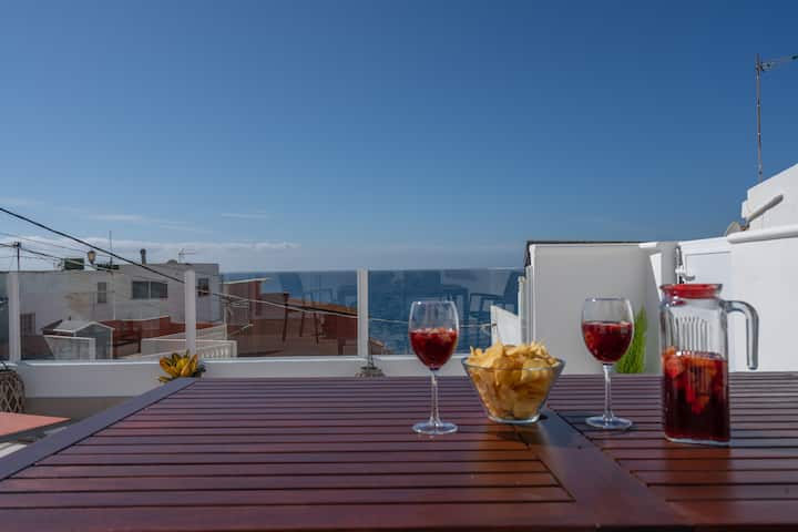 Spektakuläre Höhle Mit Zwei Großen Terrassen Am. - Santa Cruz de Tenerife