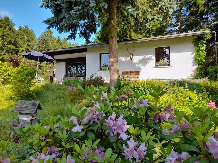 Am Wald Gelegenes Ferienhaus Mit Garten, Kamin. - Bad Elster