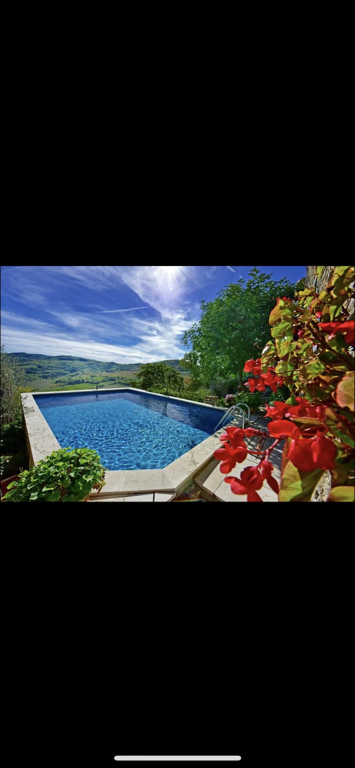 Villa Luna Beautiful House Whit The Pool In. - Motovun
