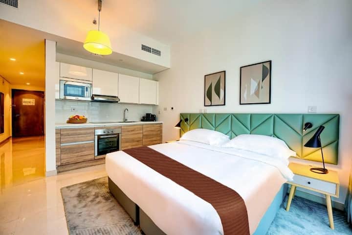 Studio Apartment City View Near Zayed Sports City - Abu Dhabi