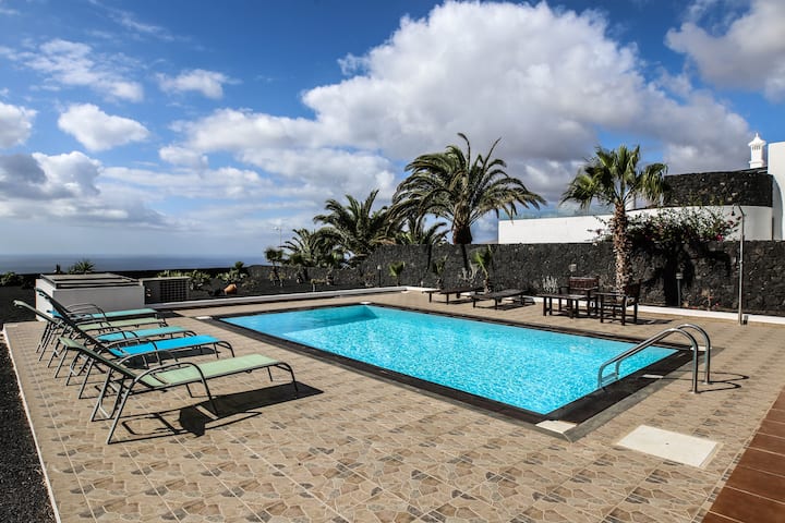 Horizon Luxury - Une Oasis De Paix Avec Piscine Pr - Lanzarote