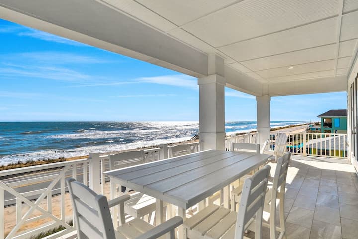 5br/oceanfront Home, Private Hot Tub  And Grill - Flagler Beach, FL