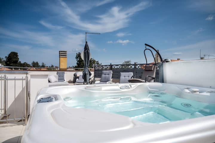 Villa Alpa 7 In Der Nähe Von Strand Mit Privatem. - Umag
