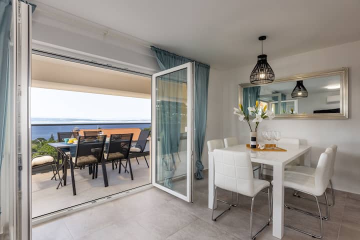 Charmante Wohnung In Crikvenica Mit Schöner. - Crikvenica