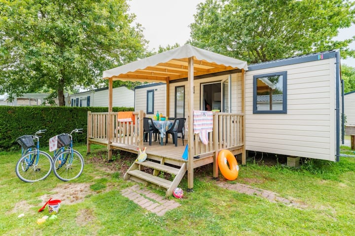 Mobil-home 3 Pièces 4 Personnes + Tv - 3 Soleils - Assérac