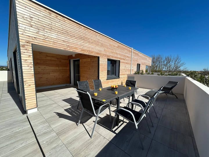 Superbe T4 Duplex Avec Piscine - Valras-Plage