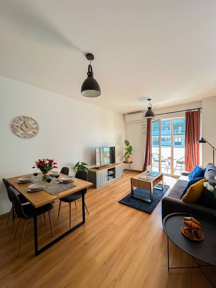 Lumina Stylish 3-room Apart Near Atlas Arena - Łódź