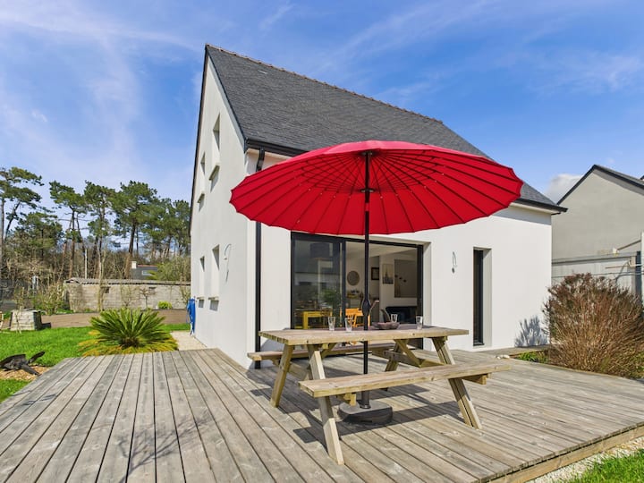 Maison Neuve Avec Terrasse Pour 6 Personnes - Bénodet