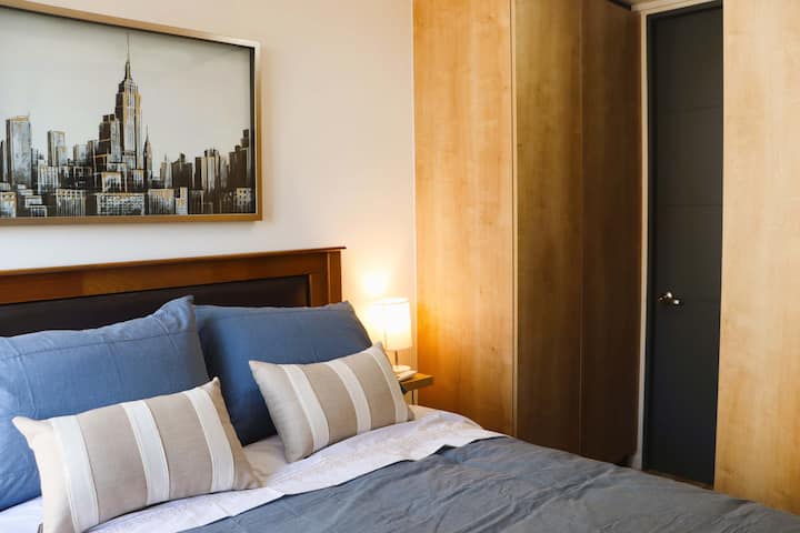 Hom L Departamento Metro Parque Bustamante 2pax - Santiago