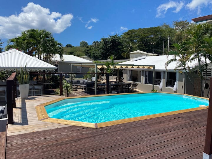Belle Villa Piscine Vaïana - Le Morne Rouge