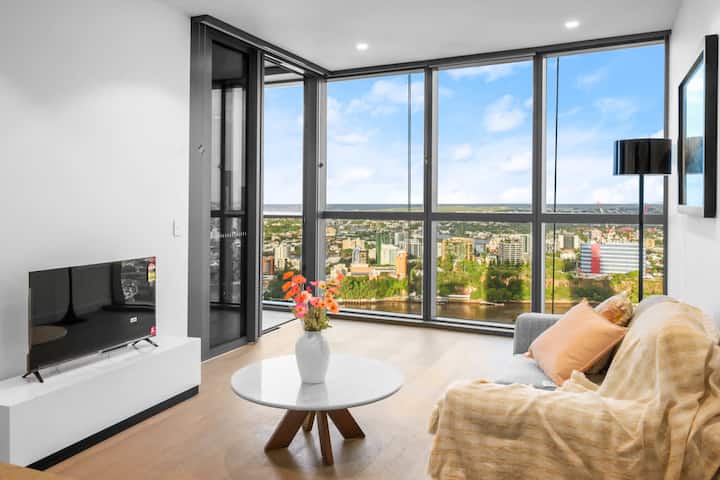 Brisbane Cbd - Modern Luxury 1br Apt @Queens Wharf - Brisbane