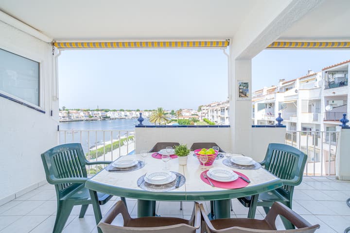 0183-sant Maurici Appartement Avec Vue Sur Canal E - Empuriabrava