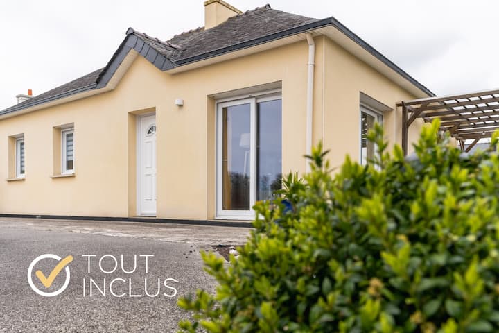 Grain De Sel - Maison De Plein Pied 100m De La Mer - Lampaul-Plouarzel