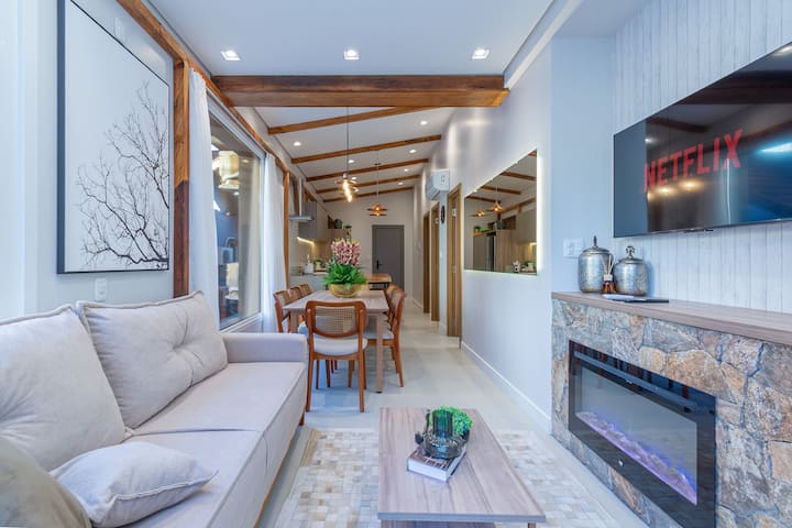 Quinta Das Hortênsias - 3 Suítes Junto à Rua Cober - Gramado