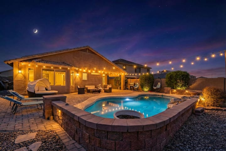 Spacious 4br Retreat | Htd Pool | Wifi - Casa Grande