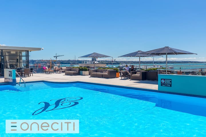 City View Studio W Rooftop Pool, Gyms In Cbd - Auckland