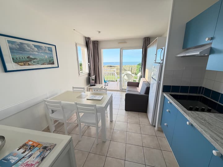 Appartement 2-4 Personnes Vue Mer Rez De Jardin - Le Château-d'Olonne