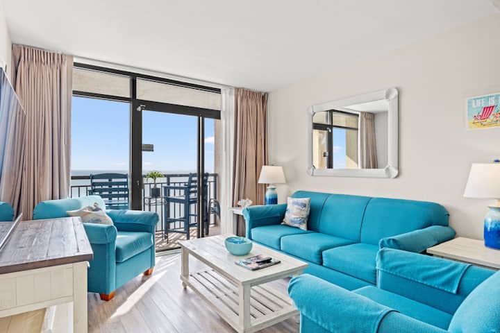 Oceanfront 2br 2ba King Bed Condo With Kitchen Wd - North Myrtle Beach, SC