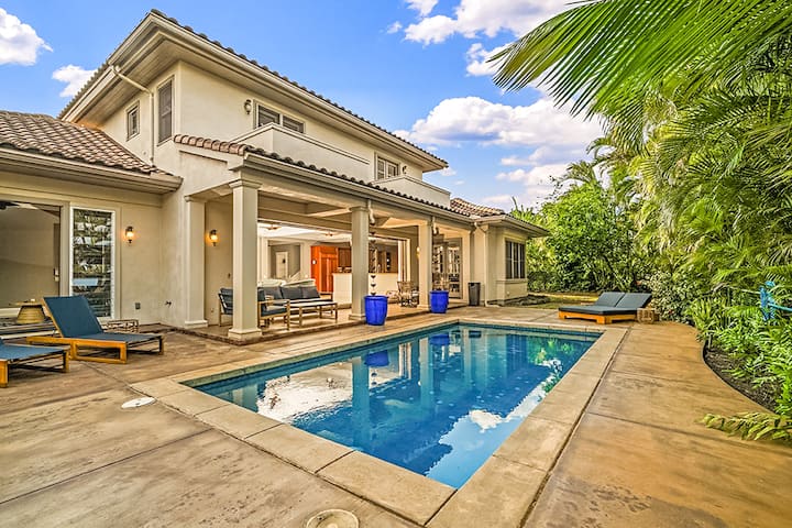 Tiki Villa In Poipu 5 Bd/4bth, Pool & Ac Sleeps16+ - Kauai, HI