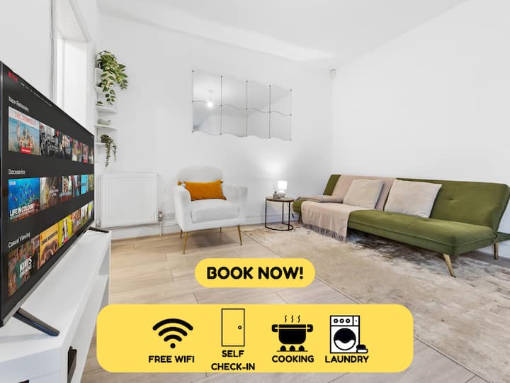 Powder Mill Retreat - 2br Modern Flat For 4 - Twickenham